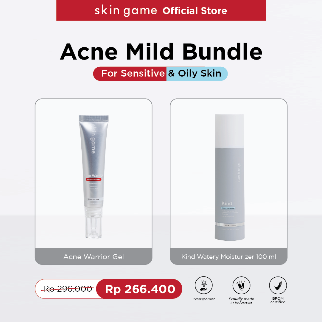 Acne Mild Bundle (For Sensitive & Oily Skin) – Skin Game Official