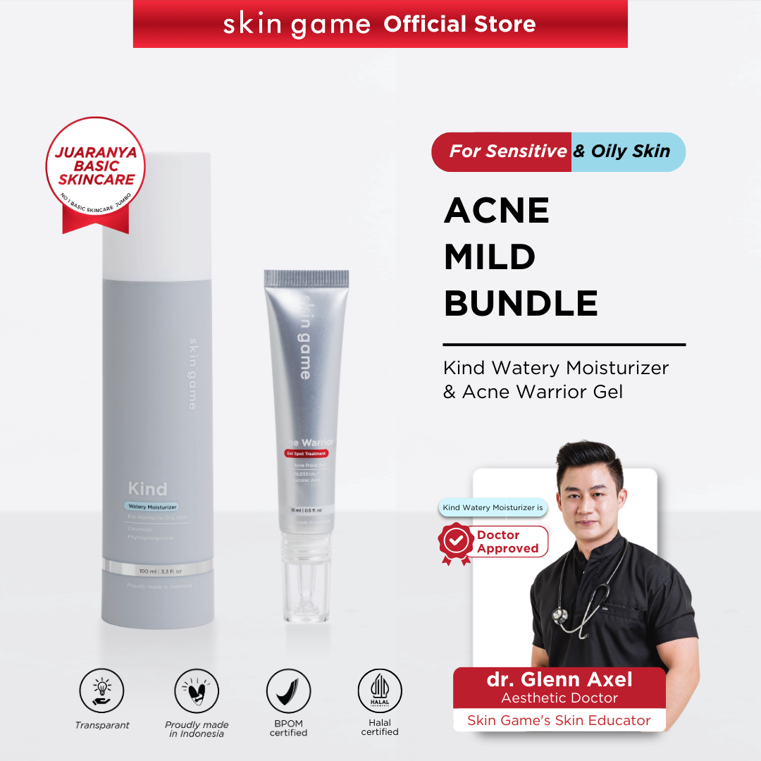 Acne Mild Bundle (For Sensitive & Oily Skin) – Skin Game Official
